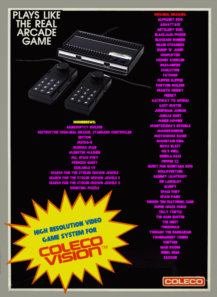 Get Ready for the real… COLECOVISION FLASHBACK!!!!! – The Arcade Archives!