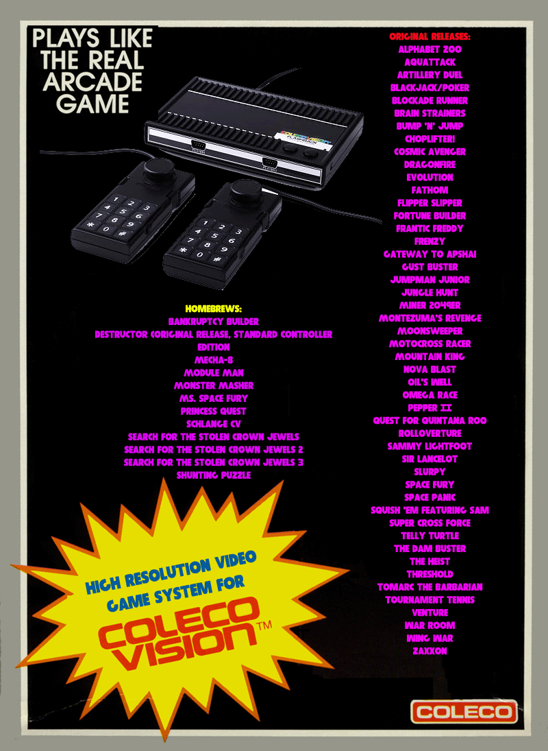 Get Ready for the real… COLECOVISION FLASHBACK!!!!! – The Arcade Archives!