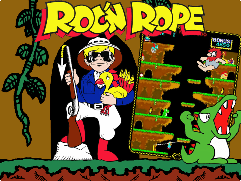 The Games That Kong Forgot #2- Roc N Rope! – The Arcade Archives!