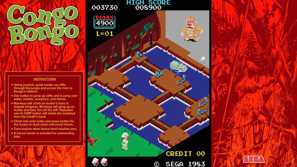 The Games That Kong Forgot #1- Congo Bongo! – The Arcade Archives!
