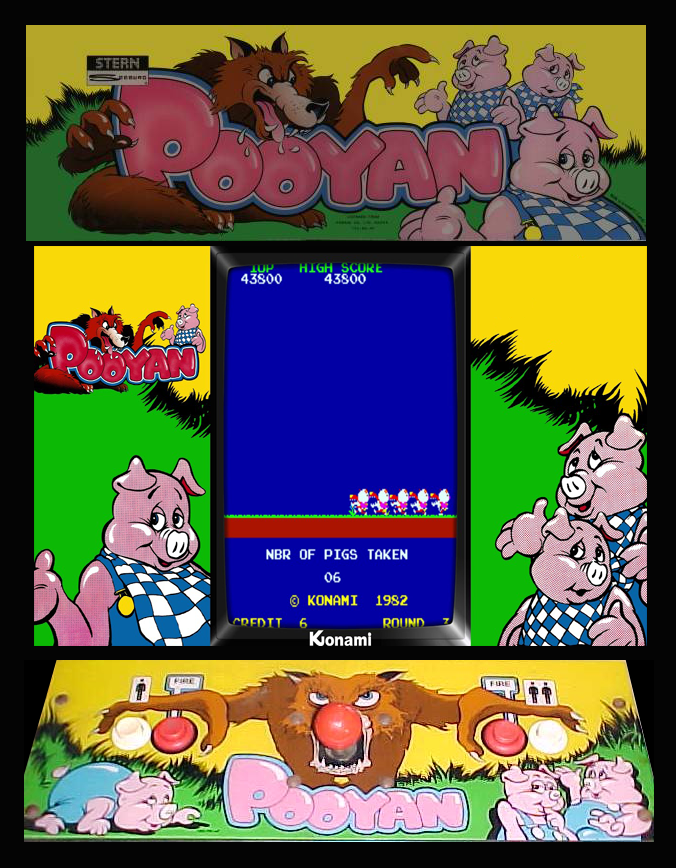 Konamitober- Their first “cute em’ up”… Pooyan! – The Arcade Archives!