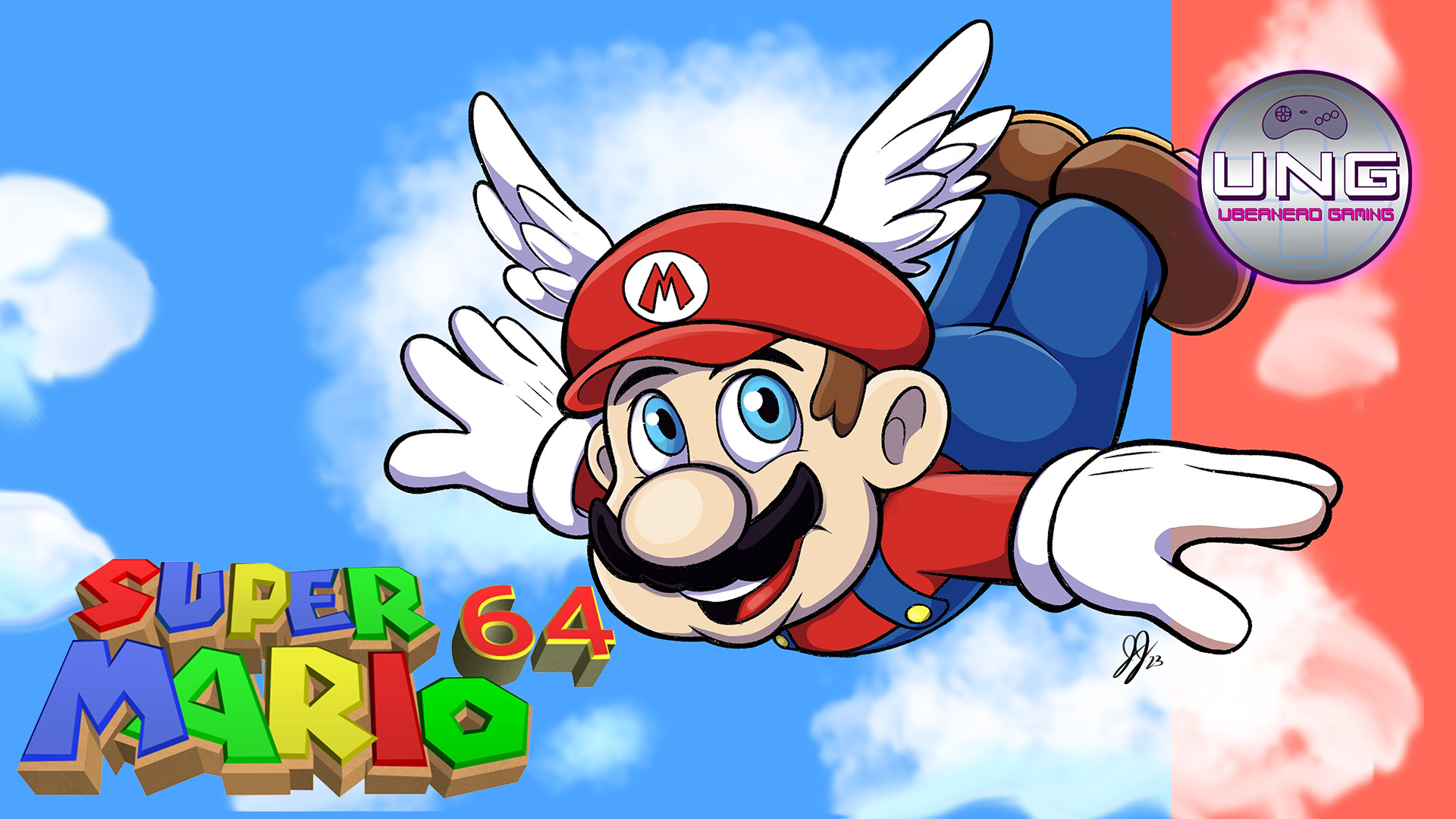 Super Mario 64 (Switch) #1 | Ubernerd Gaming – The Arcade Archives!